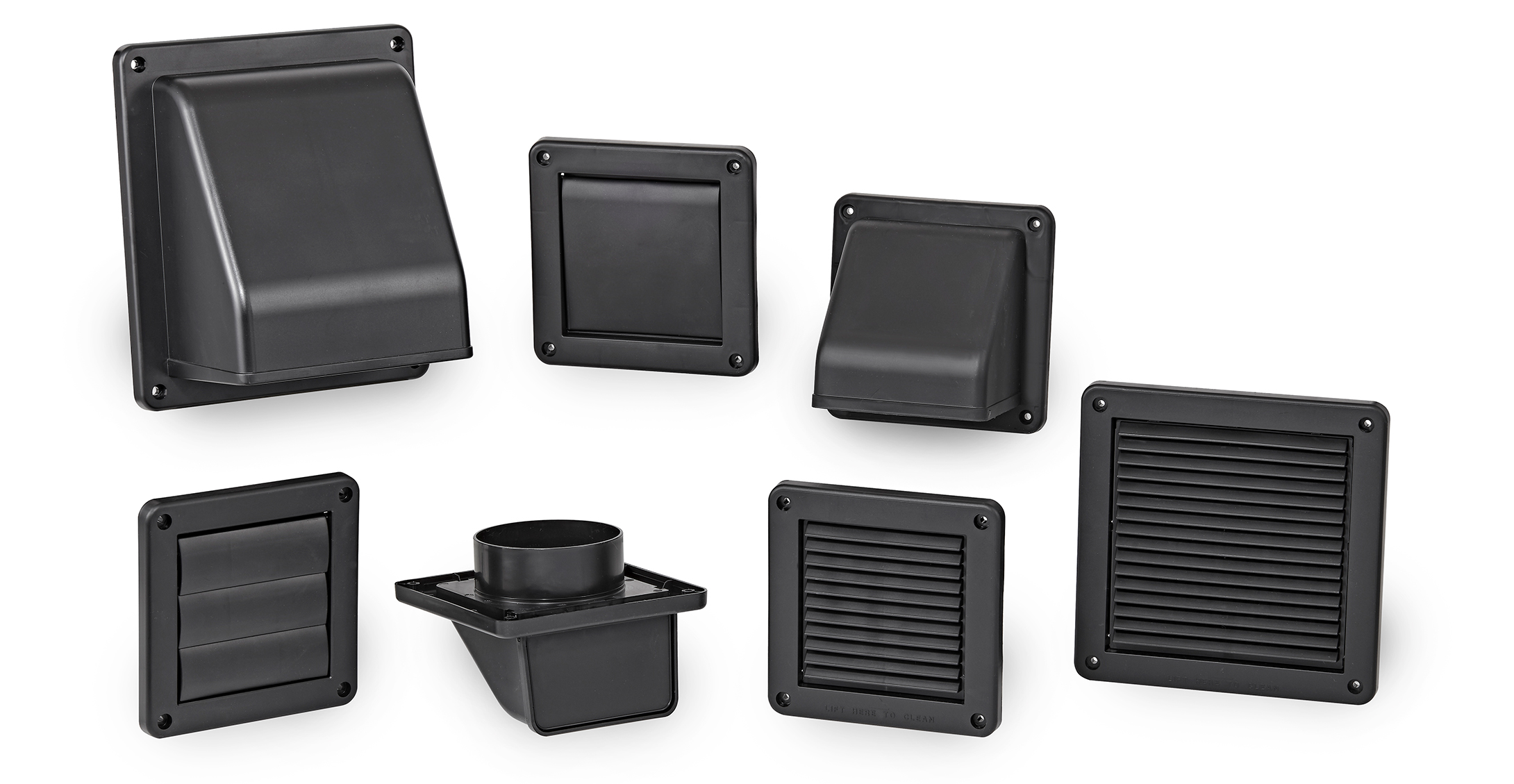 Introducing a New Line of Black Plastic Vents for the Modern Home