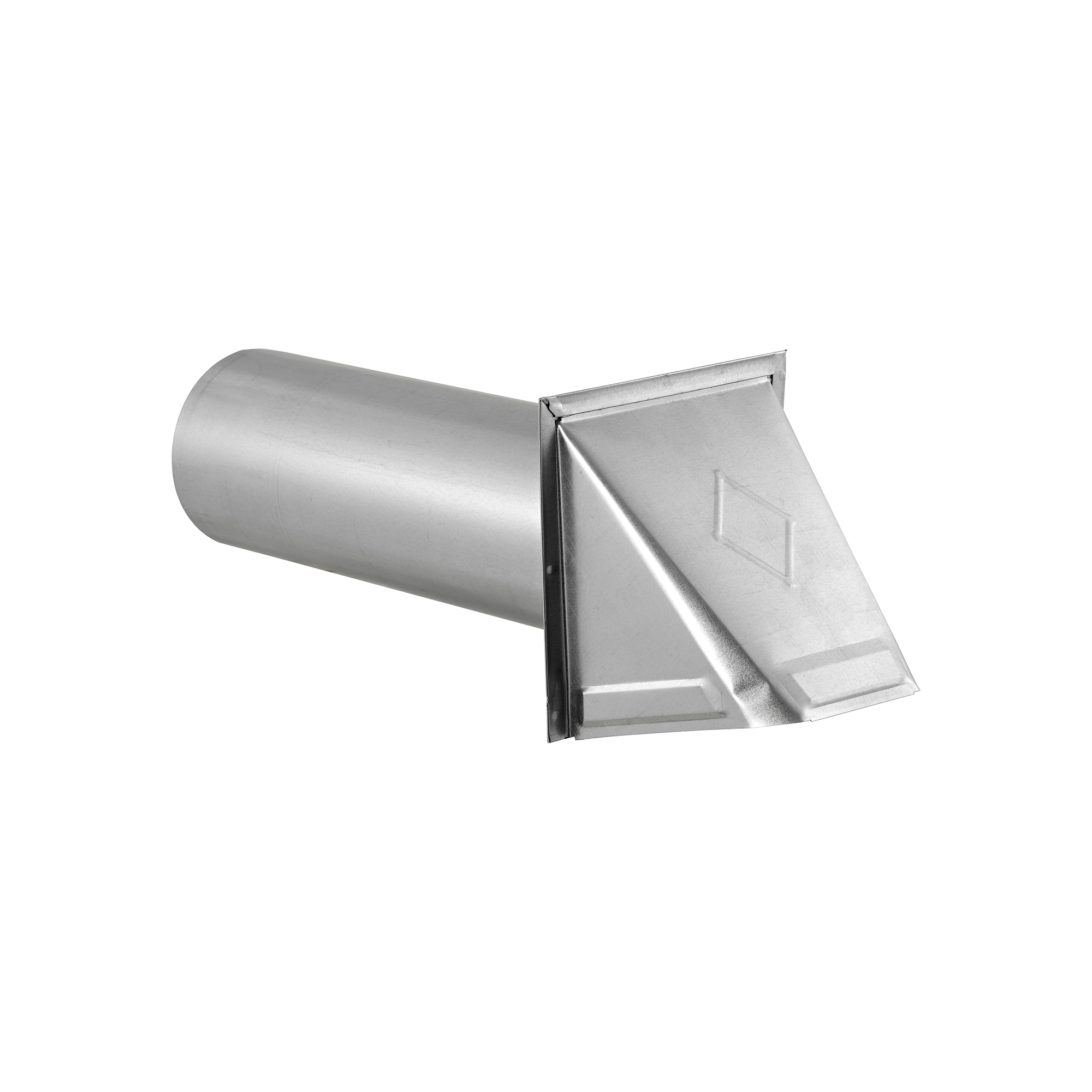 4 inch (26 Gauge) Galvanized Steel Fresh Air Wall Intake Vent - Screen ...