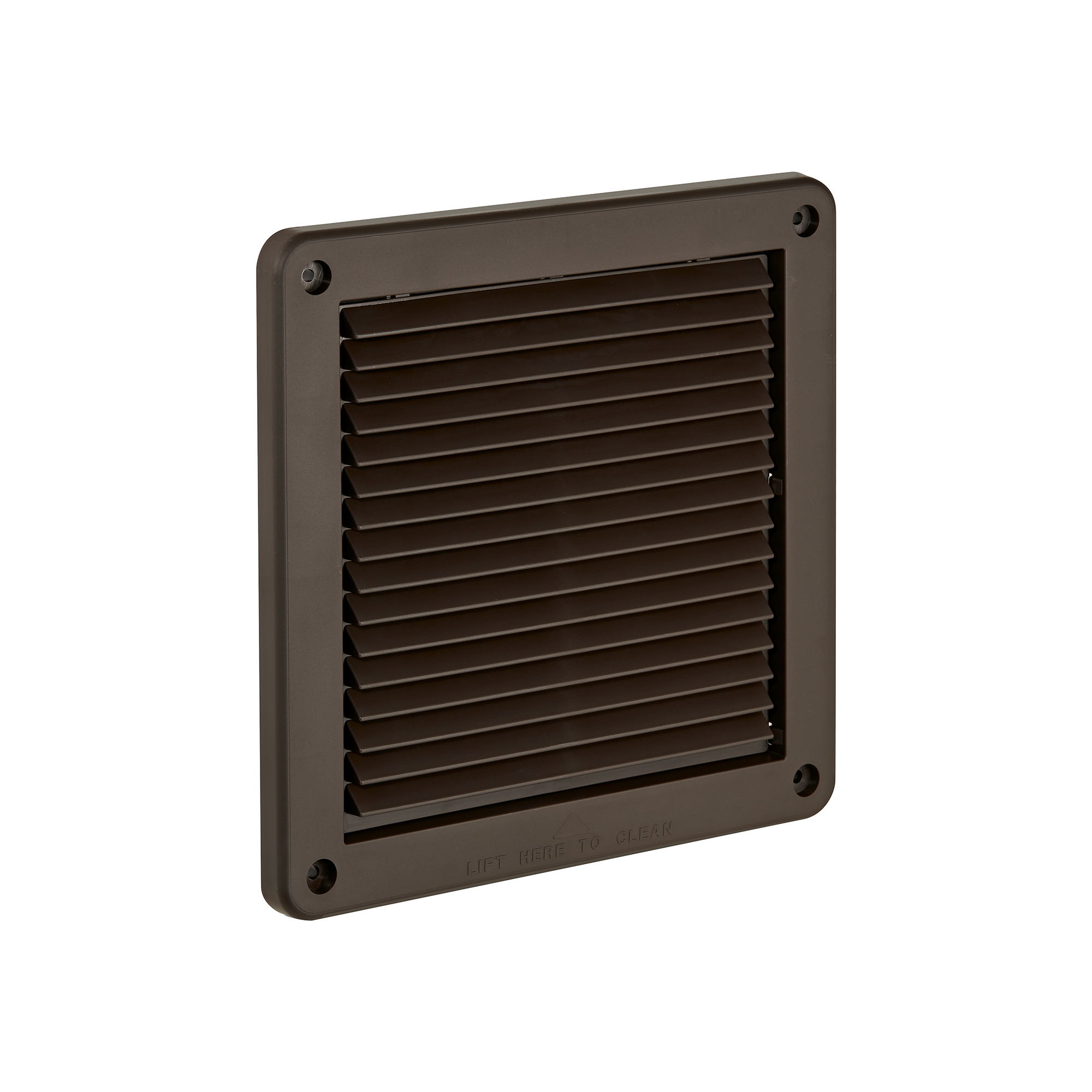 Intake Vent - 6 inch Brown Plastic Fresh Air Vent #606B-MLS