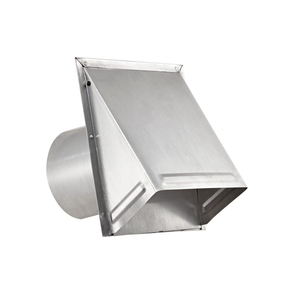 Bath Fan Vent - 6 inch Wall Exhaust Hood Vent #3460MS-6