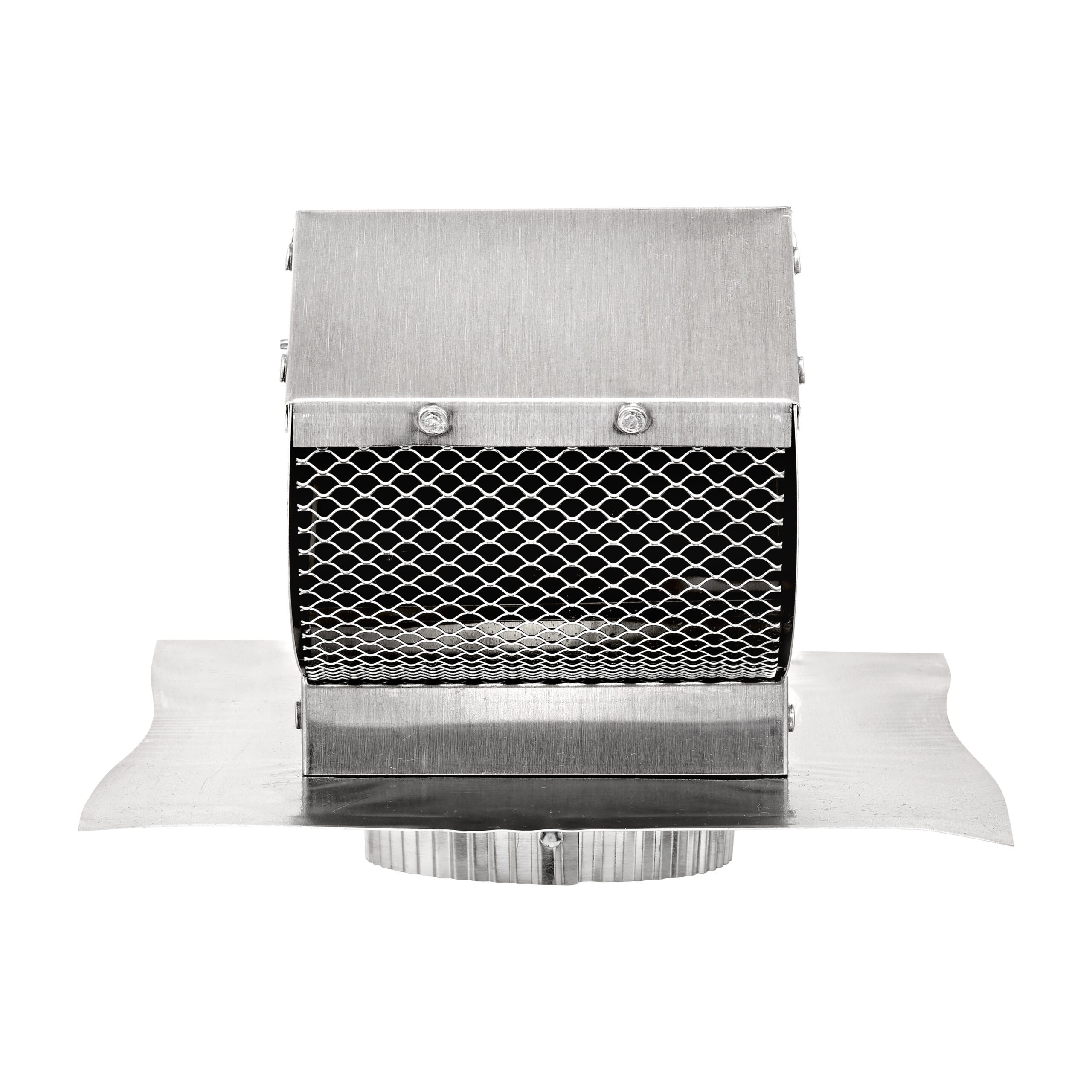 Bath Fan Vent - Aluminum Roof Exhaust Vent - Screen #109CR