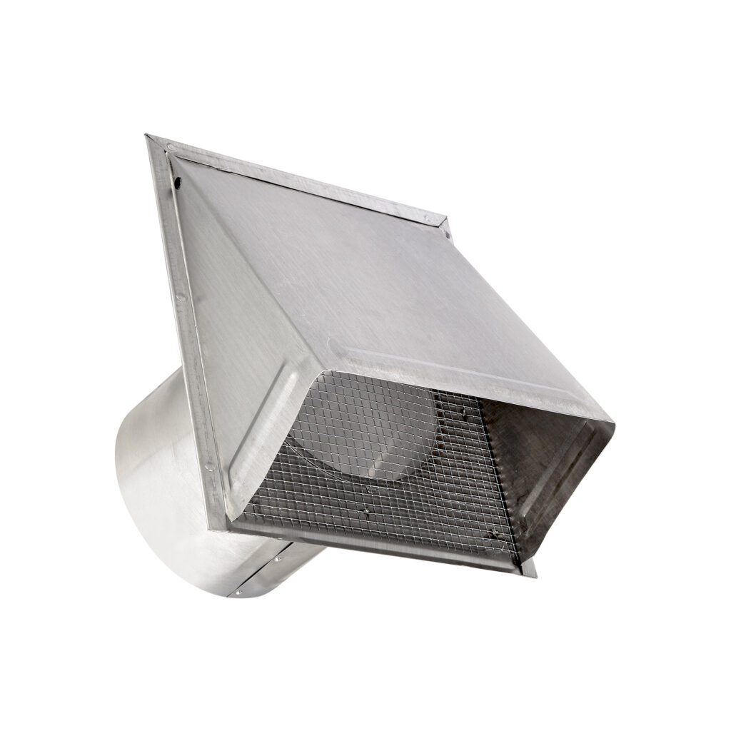 Intake Vent - 6 inch Wall Fresh Air Intake Vent #3460NDMS-6