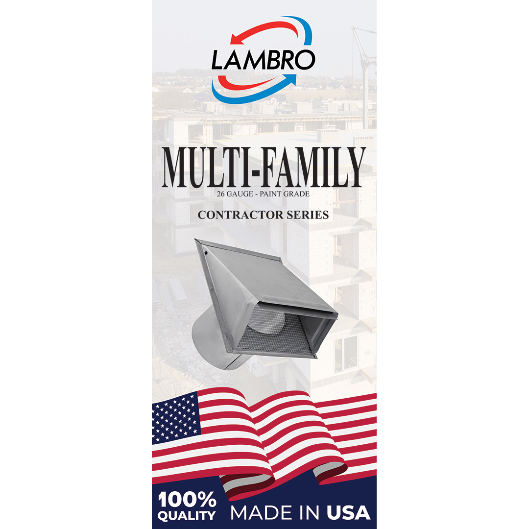 Lambro - Multi-Family Contractor Series - Exhaust & Intake Vents