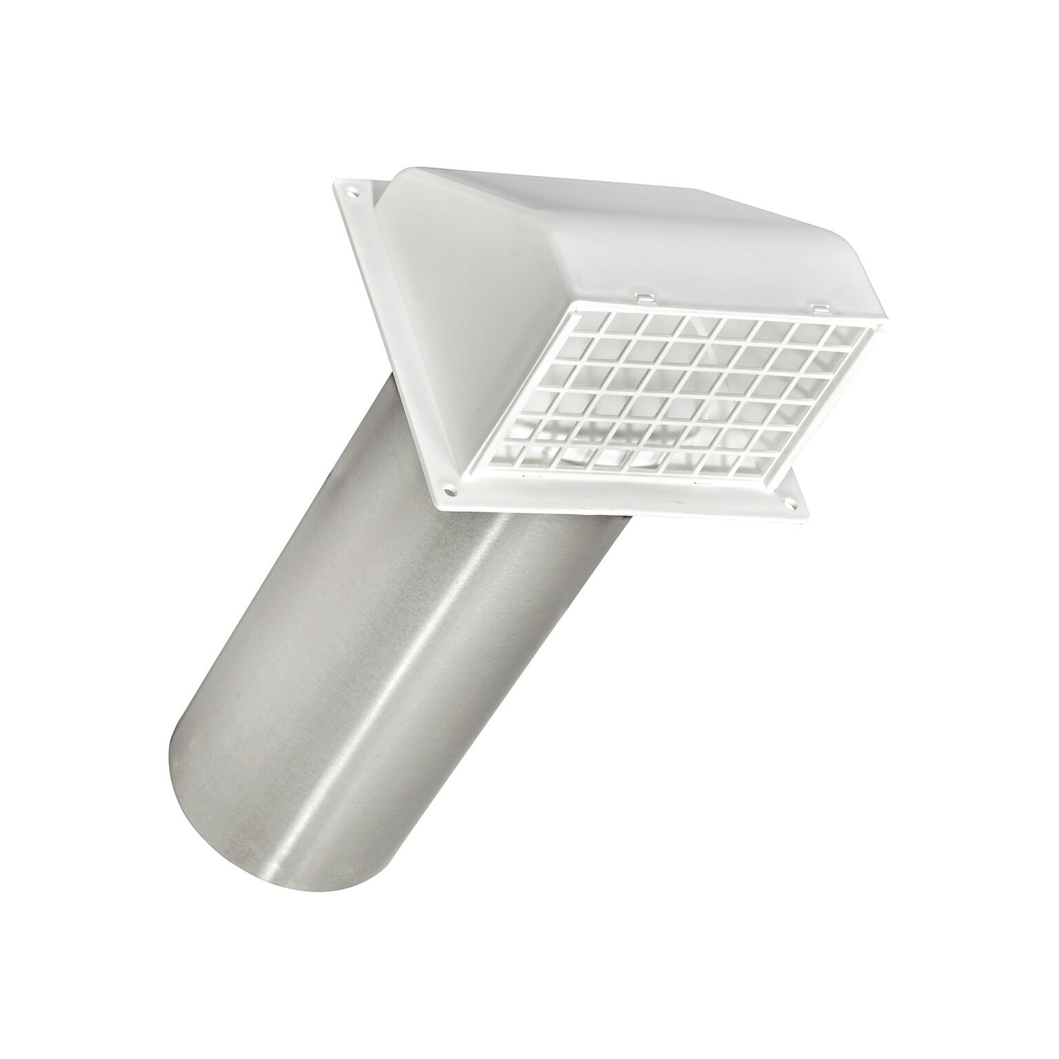 Dryer Vent - 4 inch Exhaust Hood Vent - Damper #224W-FF