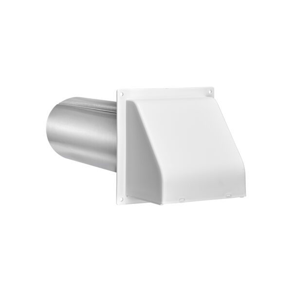 Dryer Vent - 4 inch Exhaust Hood Vent - Damper #224W-FF