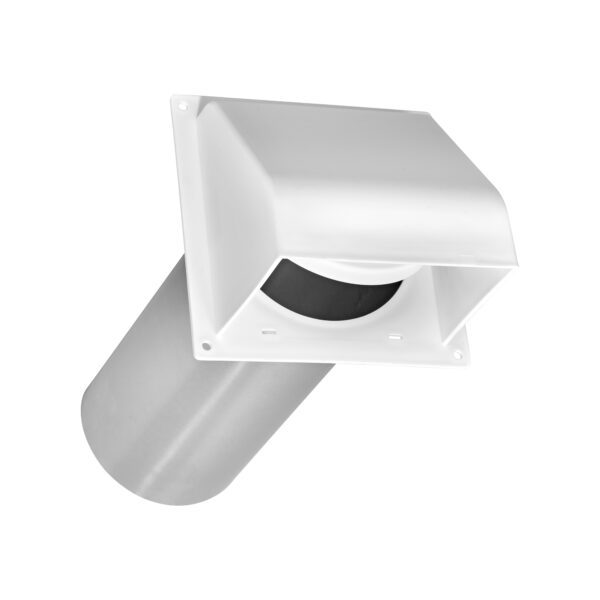 Dryer Vent - 4 inch Exhaust Hood Vent - Damper #224WNS-FF